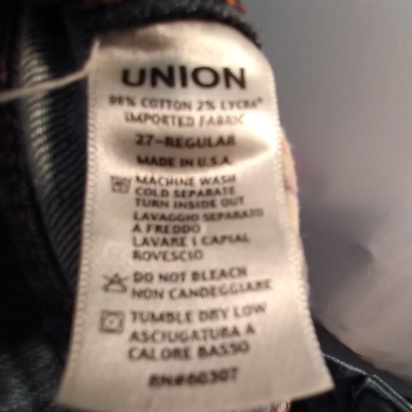 Union | Jeans | Union Jeans 3 X 33 Low Rise Sensual Sapphire 27 | Poshmark